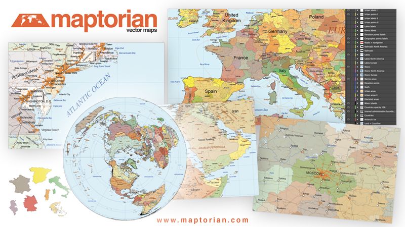 Vector Maps – La Cartoteca