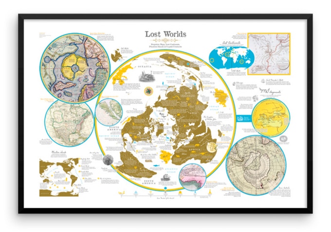 Un mapa de los «Mundos Perdidos» – La Cartoteca